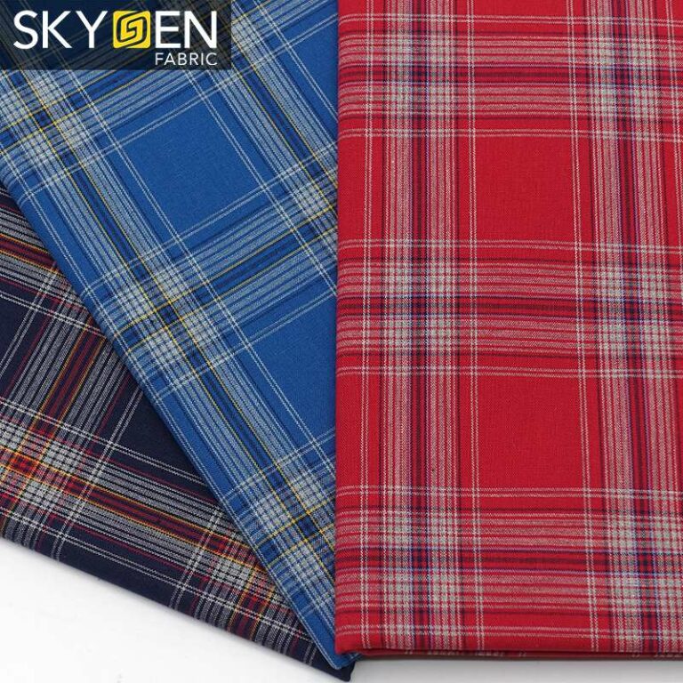 Cotton Check Fabric for Shirts & Blouses - Ready Bulk from Skygen Fabric