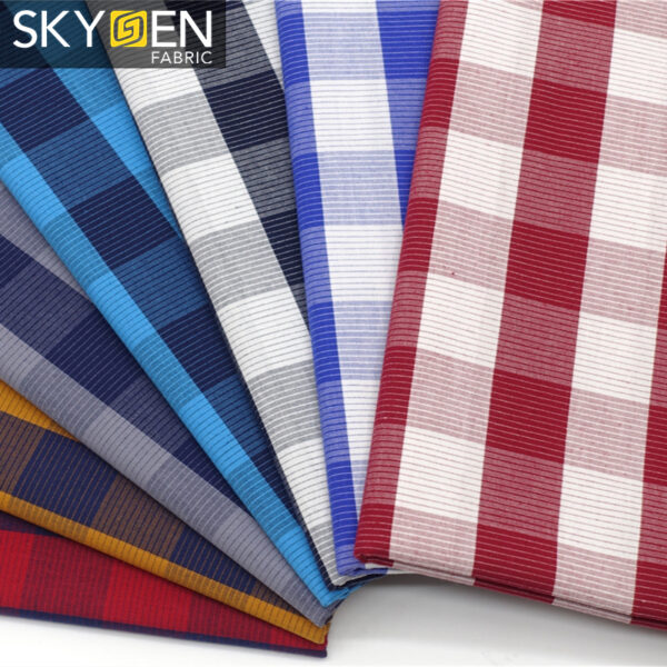 Tartan Check Fabric Cotton Material - Wholesale Shirt Fabric, Shirting ...