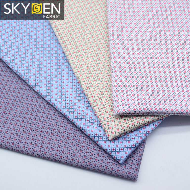 Small Print Cotton Fabric for Shirt - Wholesale Shirt Fabric, Shirting ...