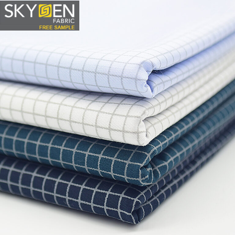 Grid Printing Cotton Fabric - Wholesale Shirt Fabric, Shirting Fabric ...