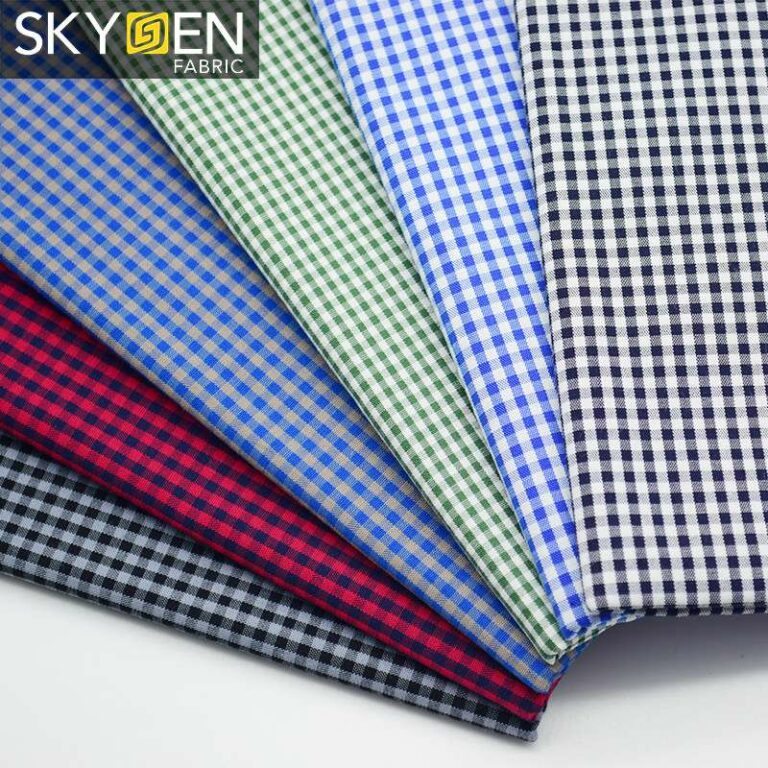 Cotton Gingham Fabric - Gingham Check Fabric Supplier - Skygen